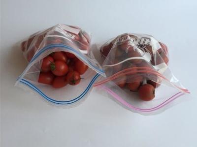 China BPA Free Food Grade Double Zipper Breast Milk Storage Bags 200ml Resealable Plastic Packaging for sale