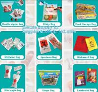 China Wholesale Red Line Reclosable Poly Bags 2 Mil LDPE Self Seal Zipper Plastic Bags 420 Sizes for sale