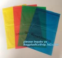 China Clear LDPE Reclosable Poly Bags with Grip Seal 100 Micron Thickness for Food Packaging for sale