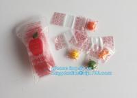 China Antistatic Zip Lock Bags 100pcs 3x5 Inch Self Sealing Resealable Poly Grip Seal Food Packing Bags for sale