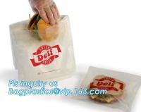China 10.5 x 8 Inch Plastic Deli Saddle Bag with Seal Top 1000 Count Case Plain Slider Zipper Bags for sale