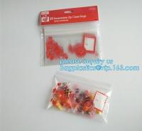 China Transparent Stand Up Zipper Pouch for Food Packaging No Printing Reclosable Poly Bag 100mm x 150mm for sale
