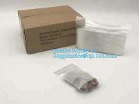 China Wholesale Red Line Reclosable Poly Bags with White Block 2 Mil LDPE Zipper Bags for sale