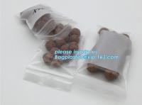 China Wholesale Red Line Reclosable Poly Bags with White Block 2 Mil LDPE Zipper Bags for sale