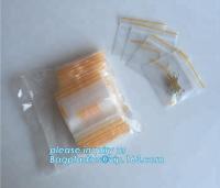 China Resealable Clear Zip Lock Plastic Pill Bags 2 Mil Thick Small Pharmacy Packaging Pouch for sale