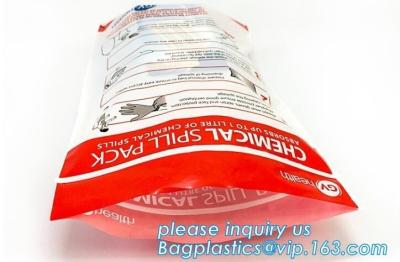 China Biohazard Specimen Lab Bag Zip Lock 2 Mil Thick 6x9 Inch Reclosable Medical Transport Bags for sale