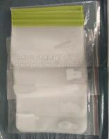 China Custom PEVA Reusable Food Storage Zip Lock Bag 500 Pcs Waterproof Airtight Seal for sale
