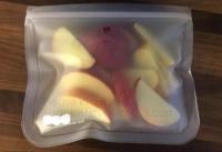 China Reusable PEVA Food Storage Zip Bags BPA Free Airtight Leak Proof 500 Pcs MOQ for sale