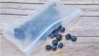 China PEVA Reusable Food Storage Bags Airtight Zip Lock Freezer Bags 500 Pcs Custom Size for sale