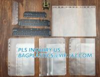 China Transparent PVC Money Album Loose Leaf Sheet Holders for Banknotes Stamps 10 Pockets for sale
