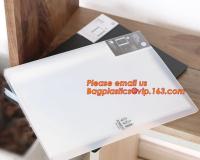 China PP Material A4 Document Pocket File Folder with Clear Clip for Office School Supplies for sale