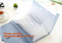 China new popular a4/letter size plastic pp poly Expandable Desk top file folder organizer for sale