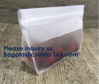 China Eco Friendly Reusable PEVA Food Storage Sandwich Bag 22x18cm BPA Free Biodegradable for sale