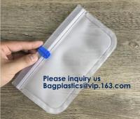 China Reusable PEVA Food Storage Bags with Leak-Proof Double Lock Seal BPA Free 50000pcs per Week for sale