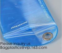 China Customizable PEVA Reusable Zipper Bag 0.15mm to 0.5mm Thickness Food Grade Leakproof for sale