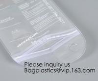 China Custom Transparent PVC Zipper Bag 0.15mm to 0.5mm Thickness for Cosmetics and Food Storage for sale