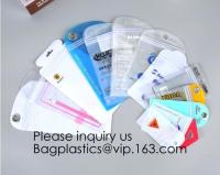 China Custom PVC Zip Lock Bag Thick Clear Jewelry Packaging Storage Bags 0.08mm-0.18mm for sale