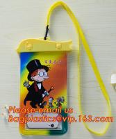 China Custom Logo PVC Waterproof Phone Bag with Bike Holder for Outdoor Sports 6.5 Inch for sale