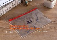 China wholesaler PP Plastic poly file folder A4 zipper lock bag with custom printing for sale