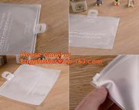 China Custom Clear PVC Document Bag A4 Size Waterproof Zipper File Folder for Office School for sale