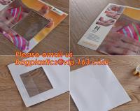 China Customized A4 Plastic Zipper File Folder Bag with PVC Slider Closure 0.35mm Thickness for sale
