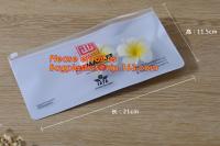 China Custom Clear PVC Zipper Pencil Bag A5 Size with Creative Logo for School Office Promotion for sale