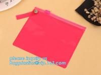 China Waterproof PVC Zipper Document Pouch with Pocket Custom Size 5000pcs MOQ for sale