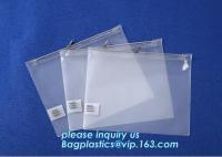 China Custom Clear PVC Toiletry Bag TSA Approved 3.4oz Travel Size Folding Kit for Airline Carry On for sale