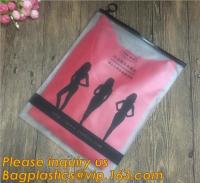 China Eco Friendly Biodegradable PVC Zipper Bag with Slider for Swimwear Packaging Custom Size Available for sale