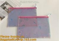 China Custom Logo Transparent PVC Cosmetic Bag Women Travel Clear Wash Organizer Pouch 5000pcs MOQ for sale