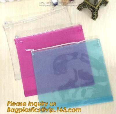 China Plastic Zipper Document Bag A4 File Folder Stationery Organizer for Office School Supplies for sale