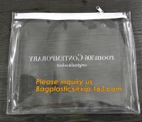 China Custom Waterproof PVC Document Bag with Zipper 30x28cm 0.25mm for Business File Storage for sale