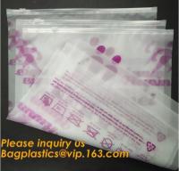 China Custom Printed Thick Plastic Poly Zip Lock Waterproof Slider Bags 30x28cm 0.25mm for Swimwear Bikini for sale
