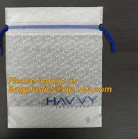 China cornstarch based custom printed wholesale Eco friendly biodegradable hotel drawstring laundry plastic bag with logo for sale