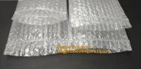 China Wholesale Metallic Holographic Zipper Bubble Bag 4x8 Inch for Cosmetic Packaging for sale