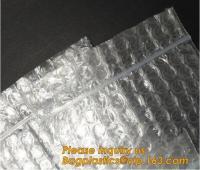China Reclosable Holographic Bubble Mailer with Zipper Lock 4x8 Inches Customizable for sale