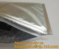 China Custom Bubble Zip Lock Padded Bag PE Material Anti Shock Mailer with Slider 10x16 Inch for sale