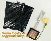 China Custom Bubble Zip Lock Padded Bag PE Material Anti Shock Mailer with Slider 10x16 Inch for sale