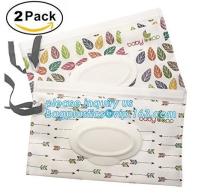 China Custom PEVA Wet Wipes Packaging Bag 13x25+4cm with Zipper and Lid for sale