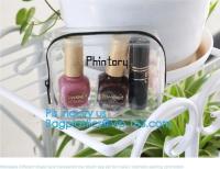 China Custom PVC EVA Cosmetic Toiletry Makeup Bag Travel Organizer Case with Zipper 500 PCS MOQ for sale