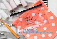 China Custom PVC Zipper Bag with Slider 200mm Clear Vinyl Pouch for Swimwear Packaging Biodegradable Plastic for sale