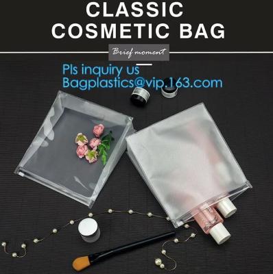 China Custom PVC EVA Zipper Bag A4 Document File Bag with Slider Seal 5000pcs MOQ for sale