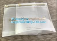 China Custom PVC Slider Zipper Lock Bag with Slider for Retail Packaging 0.2mm Thickness for sale