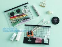 China Clear Vinyl Slider Zipper Lock Garment Bag Transparent PVC Document Storage 0.2mm for sale