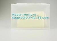 China Custom EVA PVC CPE Frosted Slider Zipper Pouch Stationery Bag 5000 PCS MOQ for sale