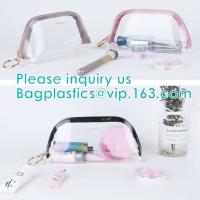 China PVC Cylinder Zip Tube Bag with Hang Hook for Storage Underwear Portable Makeup Bag for sale