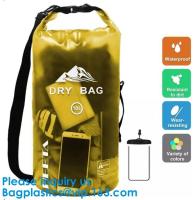 China 15L Waterproof Dry Bag IPX8 Clear Window Ultralight Outdoor Storage for Kayaking Camping for sale