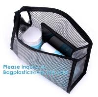 China Biodegradable PVC Cosmetic Bag Transparent Clear Zipper Tote 23x15cm Custom Logo for sale