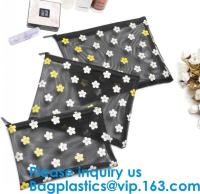 China Nylon Mesh Travel Toiletry Pouch 25x18cm Zipper Cosmetic Makeup Organizer Bag for sale