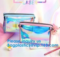 China PVC Clear Hologram Backpack Shoulder Bag 25x13x5cm Waterproof Eco Friendly for sale